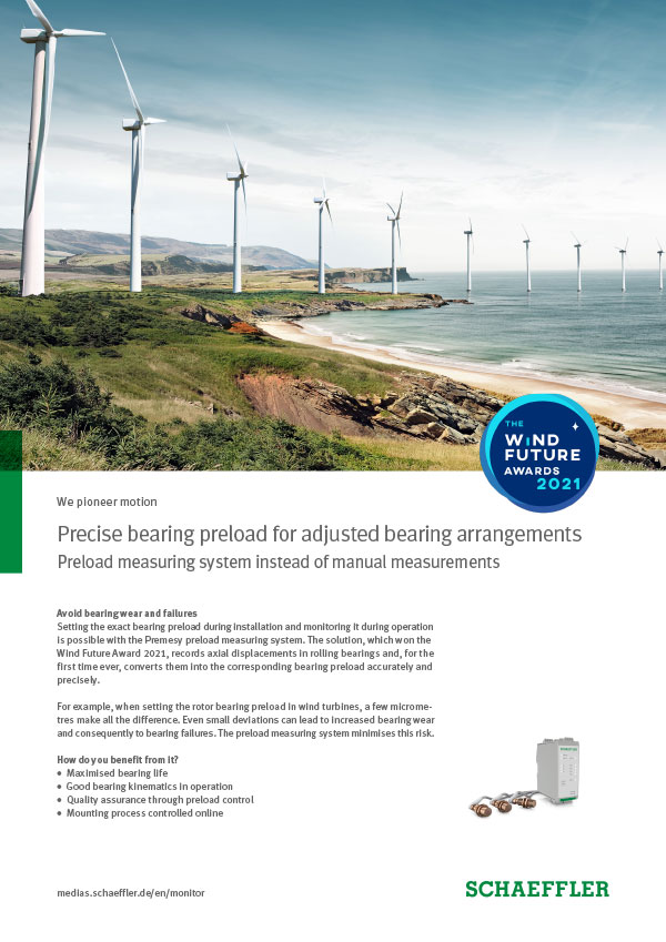 Precise bearing preload for adjusted bearing arrangements - Preload ...