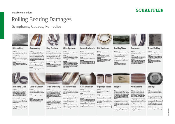 Rolling Bearing Damages | Schaeffler India