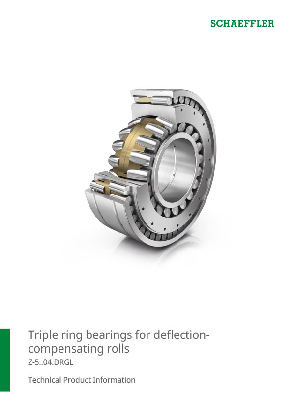 Triple ring bearings for deflection-compensating rolls | Schaeffler India