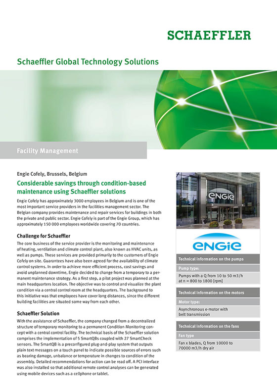 Considerable savings through condition-based maintenance using ...